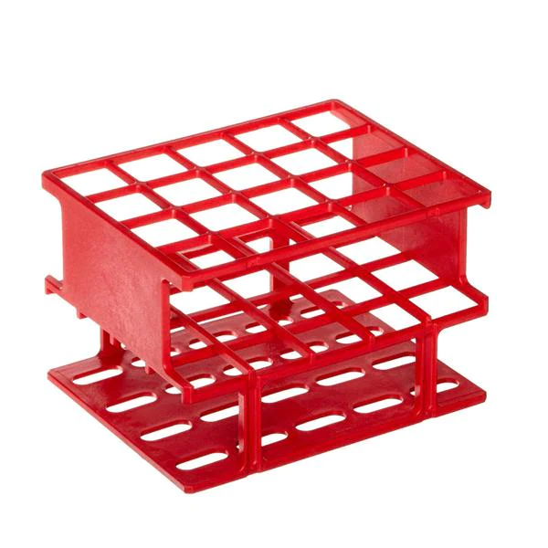 GRADILLA P/20 TUBOS DE 20MM HALF RACK PLASTICO ACETAL ROJO - NALGENE ...